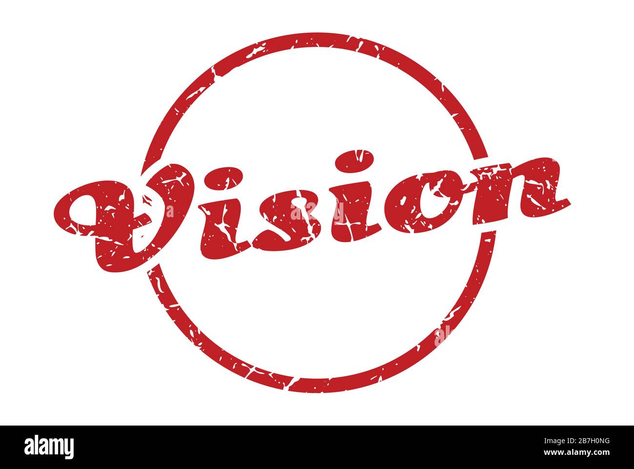 vision sign. vision round vintage grunge stamp. vision Stock Vector ...