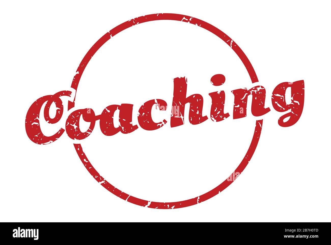 coaching sign. coaching round vintage grunge stamp. coaching Stock ...