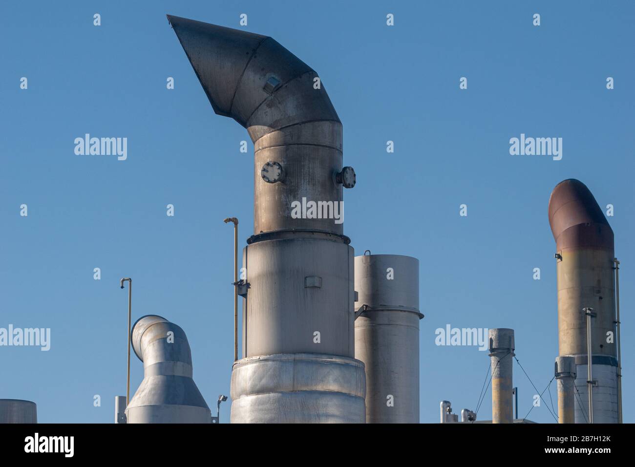 Industrial chimney stack Stock Photo - Alamy