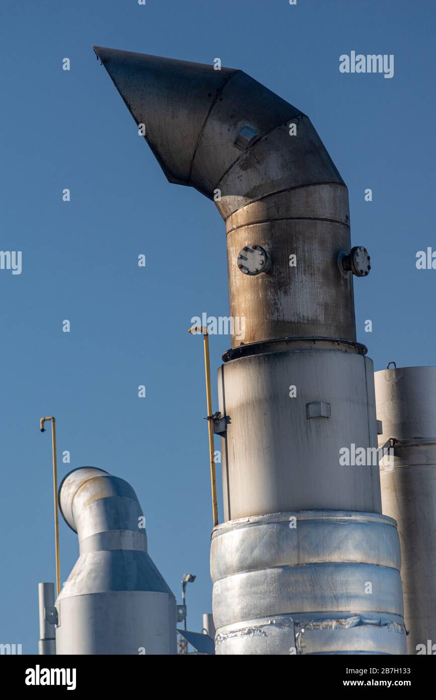 Industrial chimney stack Stock Photo - Alamy
