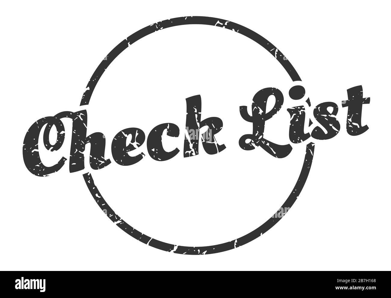 check list sign. check list round vintage grunge stamp. check list ...