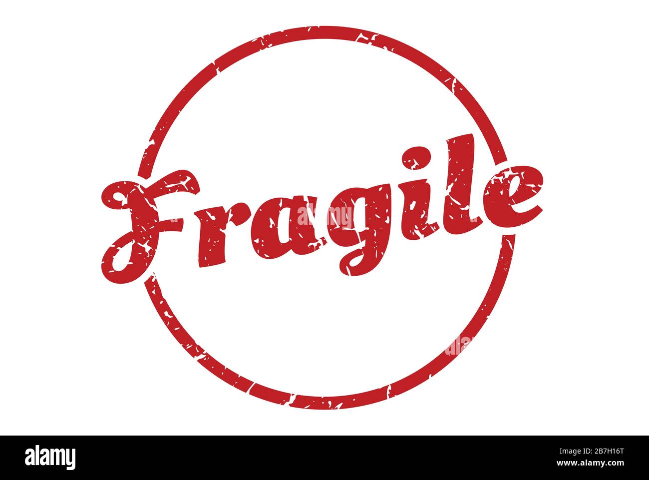 fragile sign. fragile round vintage grunge stamp. fragile Stock Vector ...