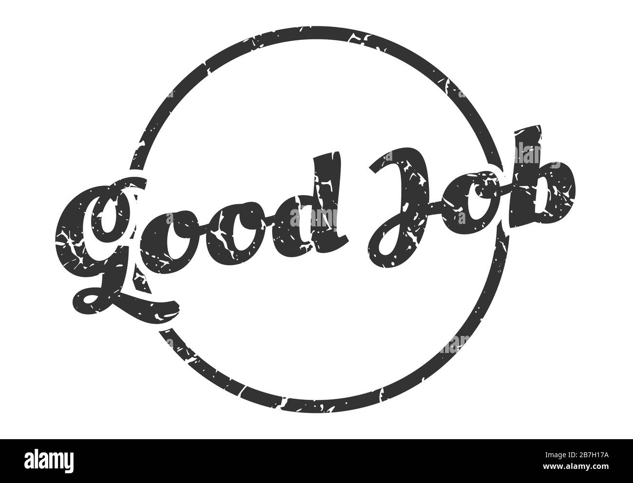 good job sign. good job round vintage grunge stamp. good job Stock ...