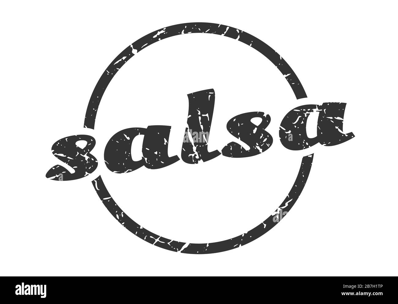 salsa sign. salsa round vintage grunge stamp. salsa Stock Vector Image ...