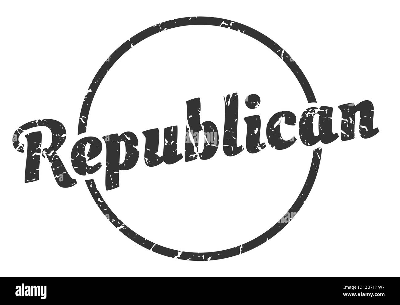 republican sign. republican round vintage grunge stamp. republican ...