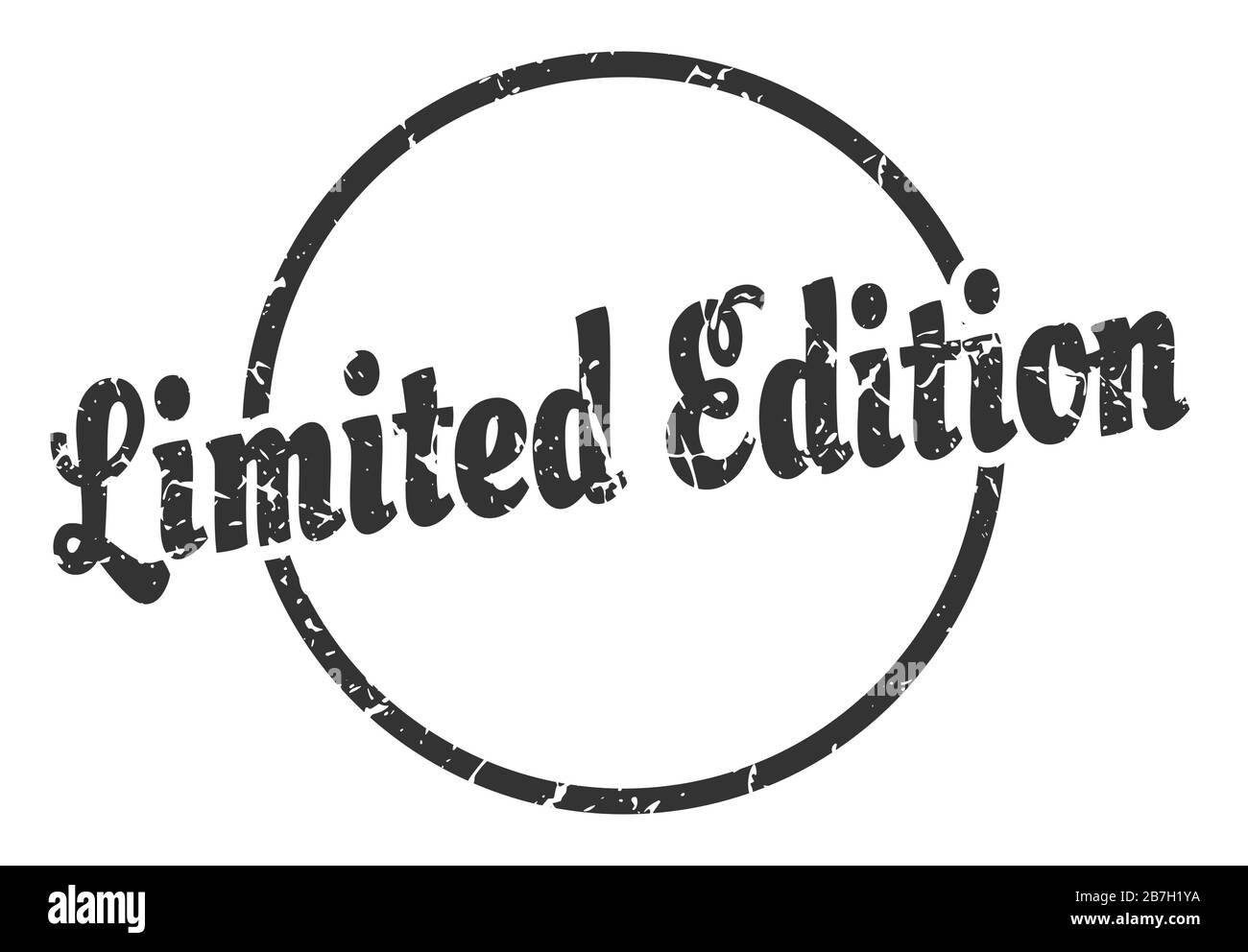 limited edition sign. limited edition round vintage grunge stamp ...
