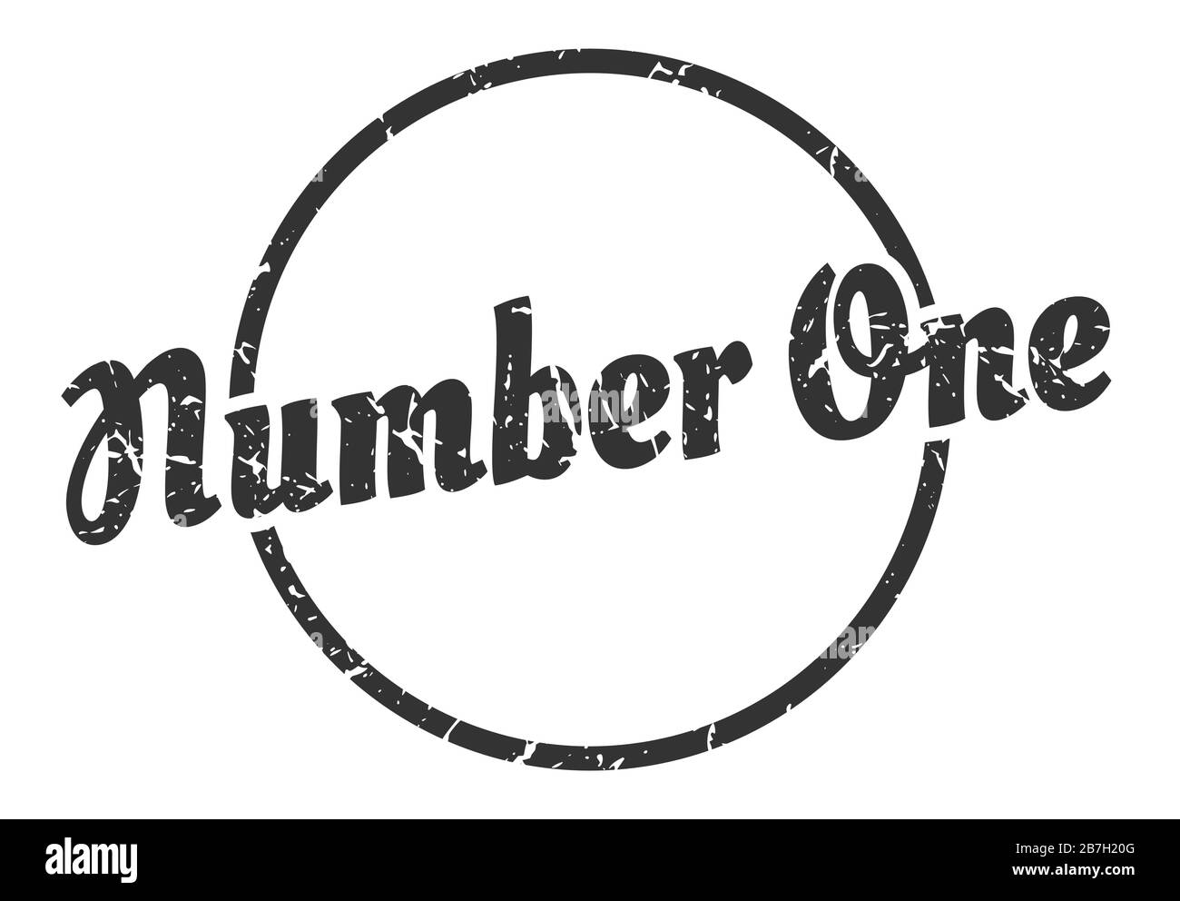 number one sign. number one round vintage grunge stamp. number one ...