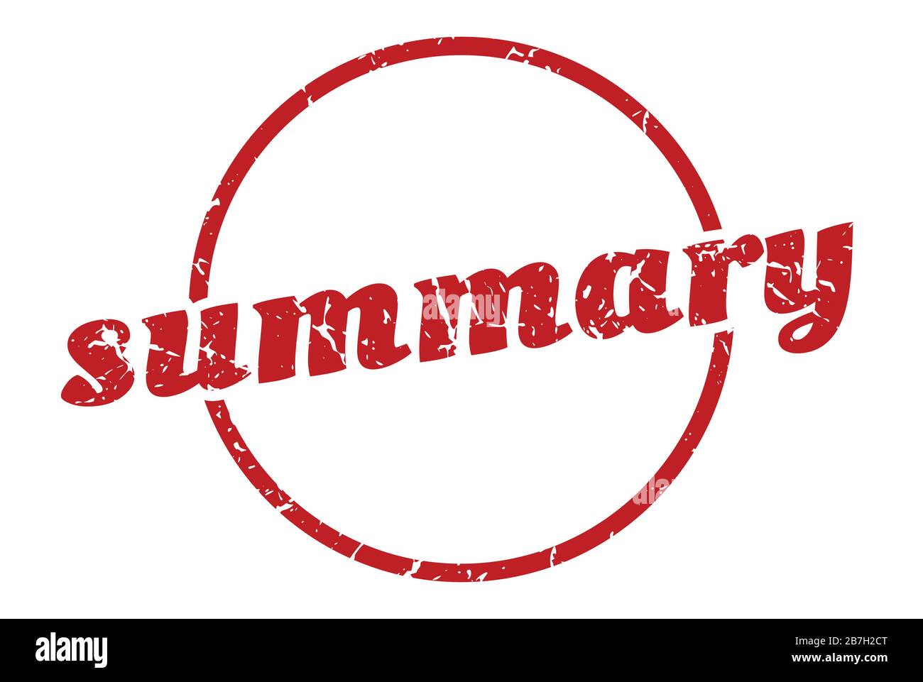 summary sign. summary round vintage grunge stamp. summary Stock Vector ...