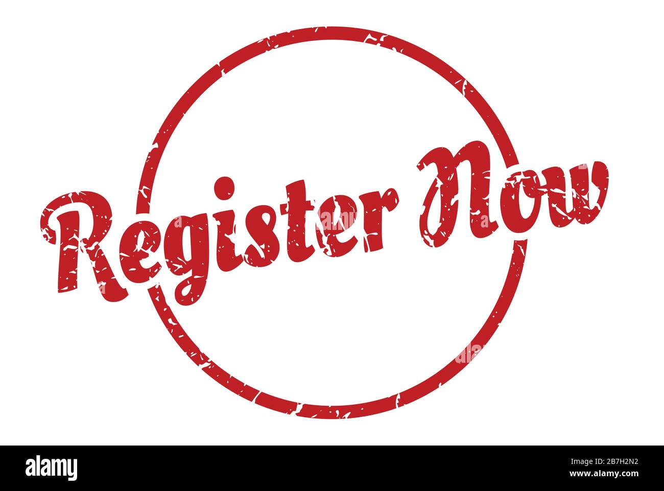 Grunge red register now Stock Vector Images - Alamy
