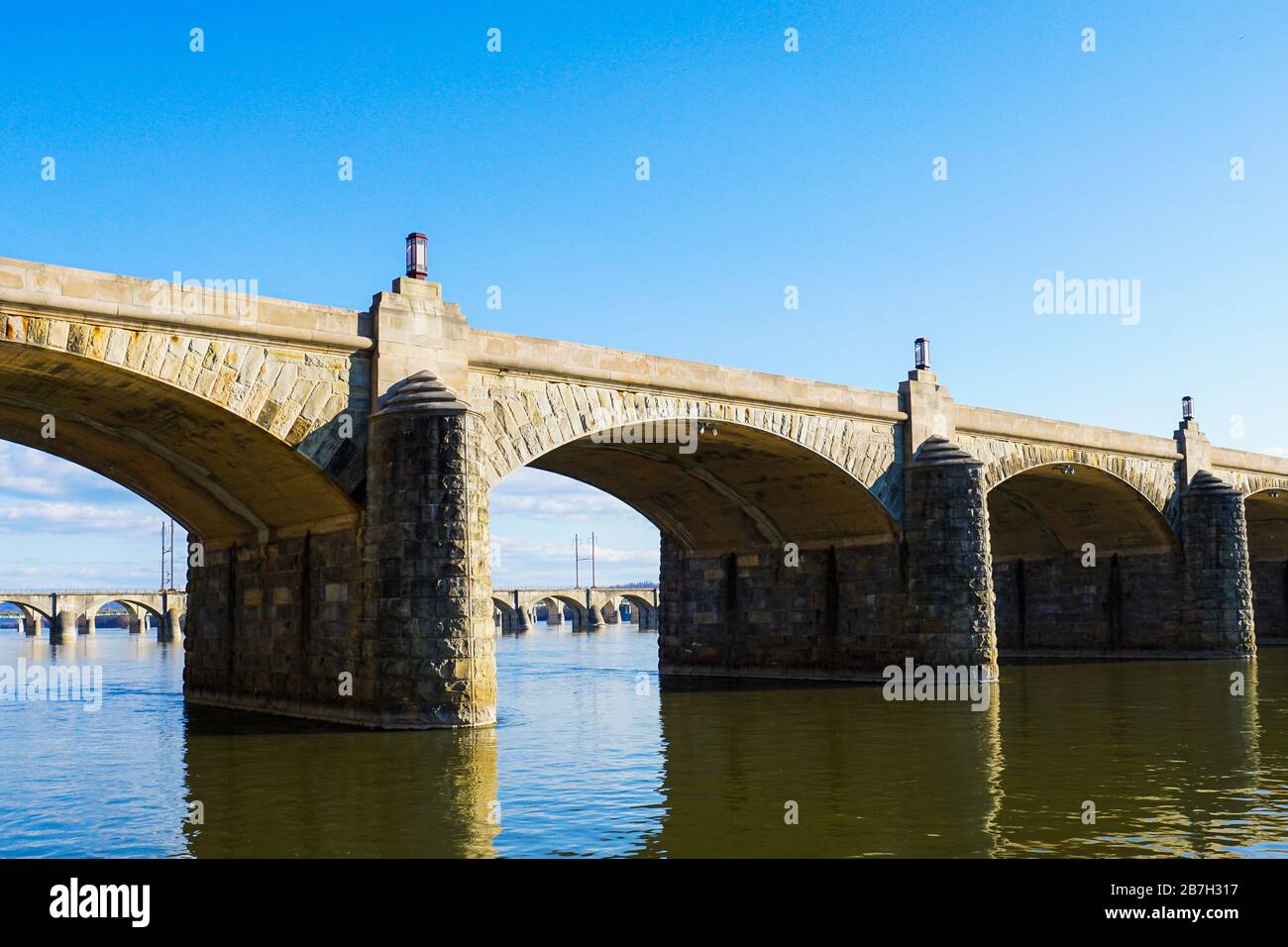 Market Street Stone Arch Bridge Stock Photo - Alamy