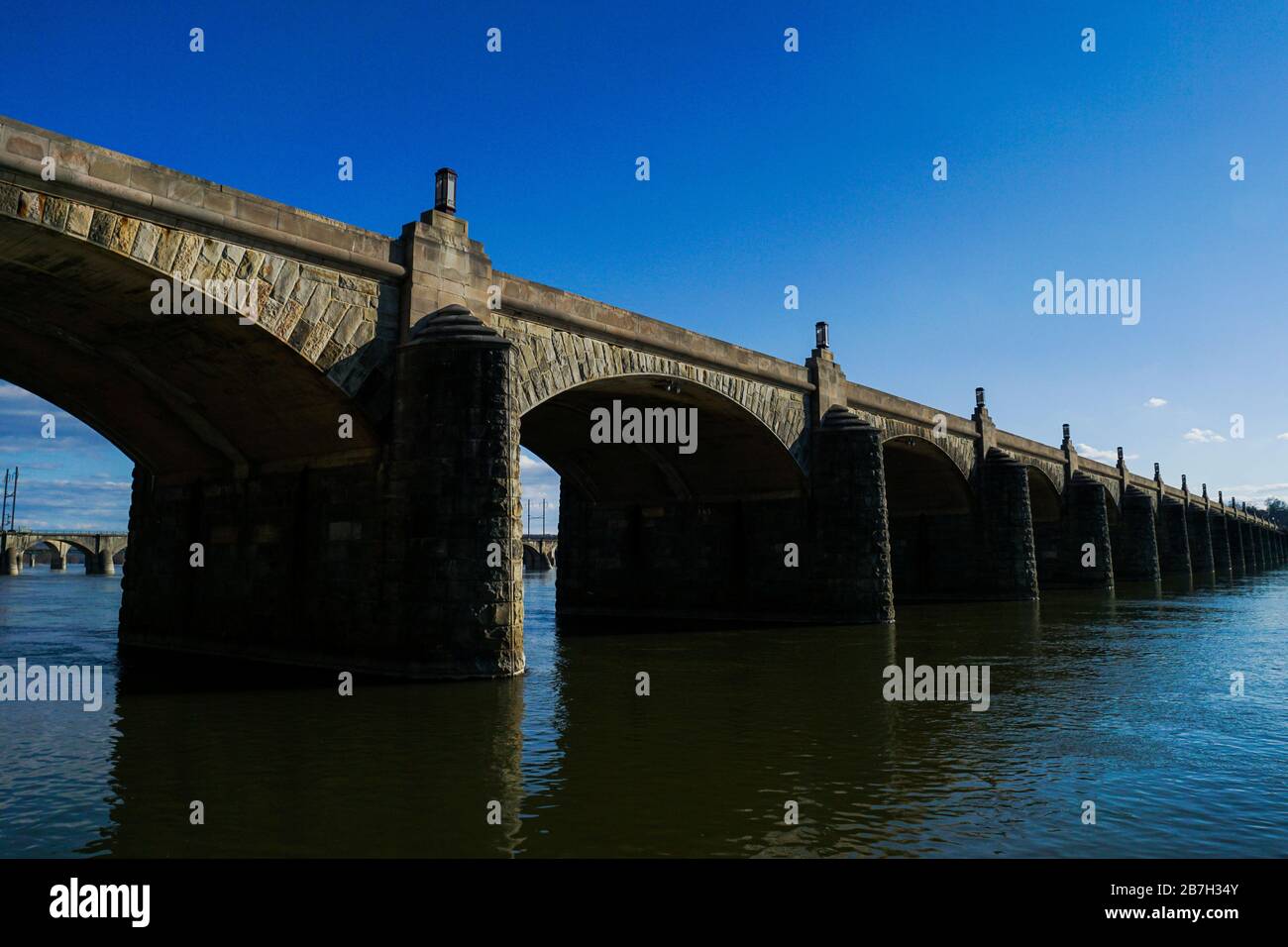 Market Street Stone Arch Bridge Stock Photo - Alamy
