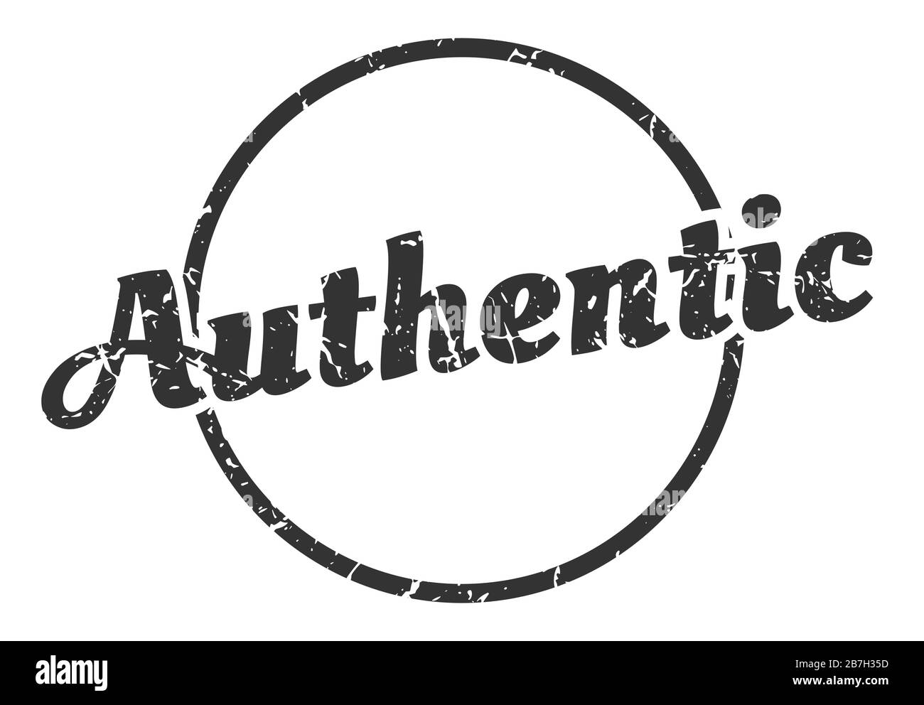 authentic sign. authentic round vintage grunge stamp. authentic Stock ...