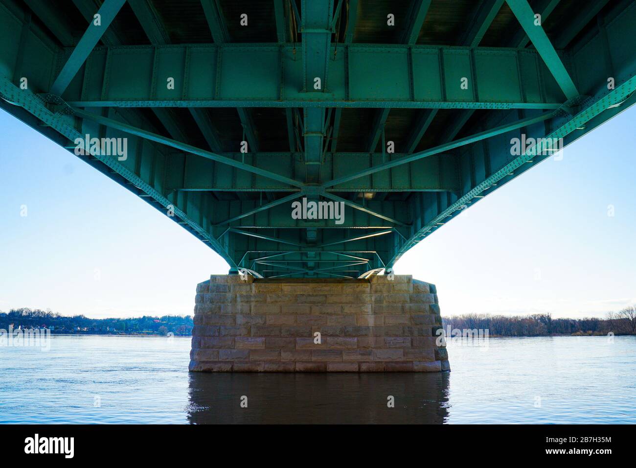 Steel Girder Bridge Stock Photo - Alamy
