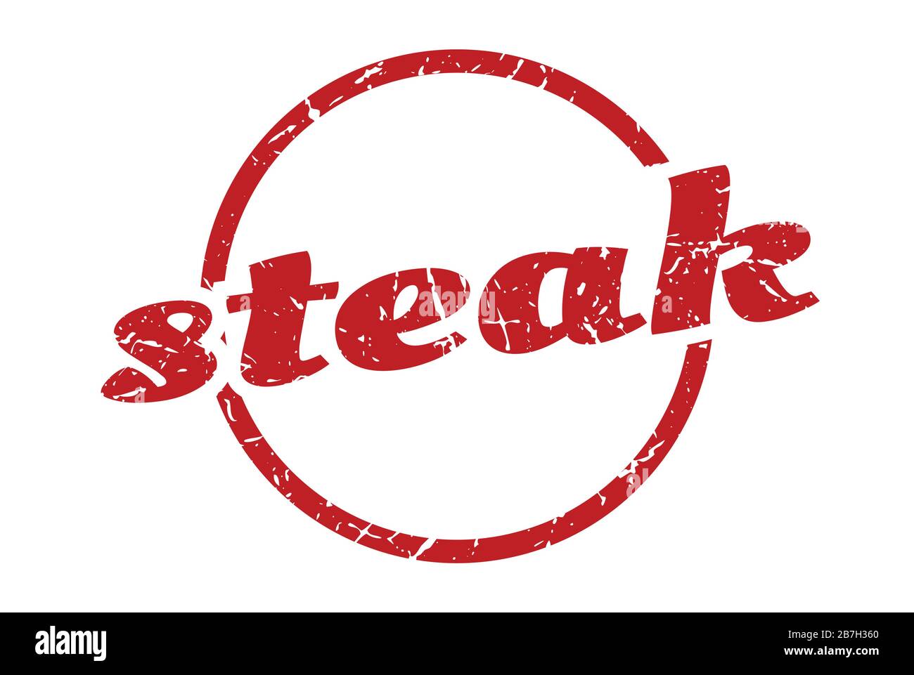 steak sign. steak round vintage grunge stamp. steak Stock Vector Image ...