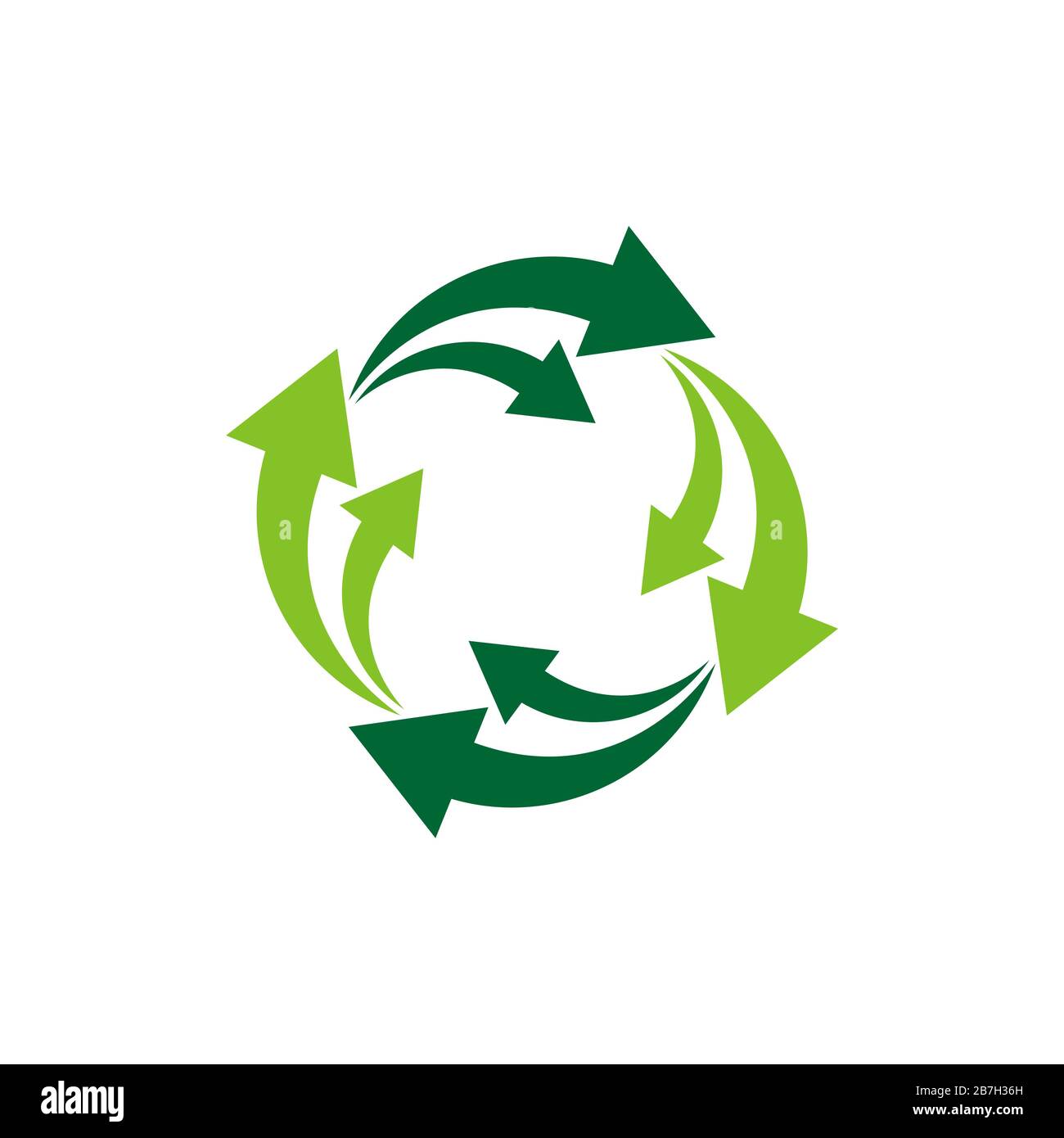 Green Circle Arrow Logo Template Illustration Design. Vector EPS 10 ...