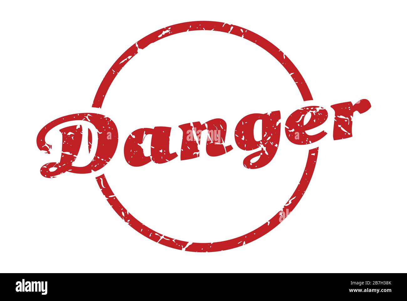 danger sign. danger round vintage grunge stamp. danger Stock Vector ...