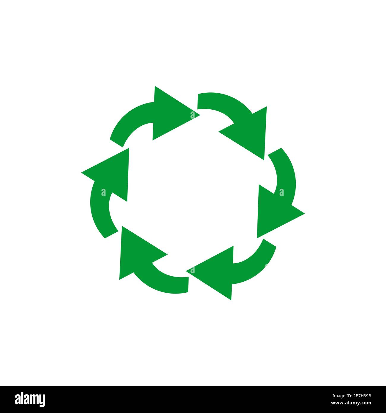Green Arrow Recycle Logo Template Illustration Design. Vector EPS 10 ...