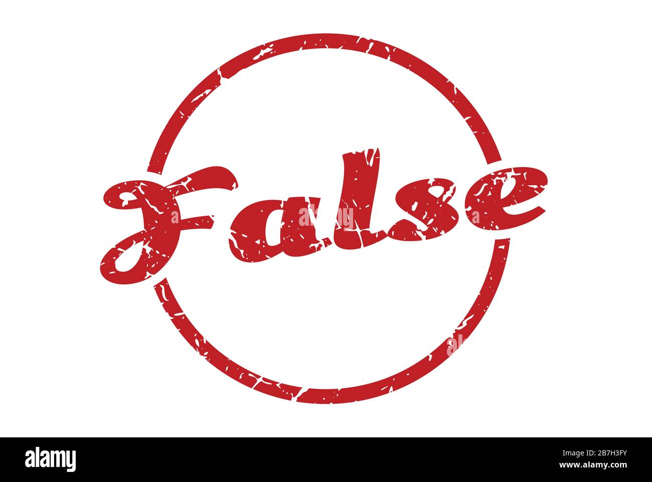 false sign. false round vintage grunge stamp. false Stock Vector Image ...