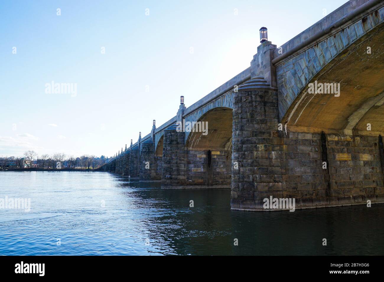 Market Street Stone Arch Bridge Stock Photo - Alamy