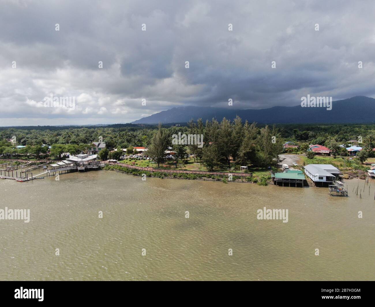 Telaga Air, Sarawak / Malaysia - March 15, 2020: The Beautiful Fishing ...