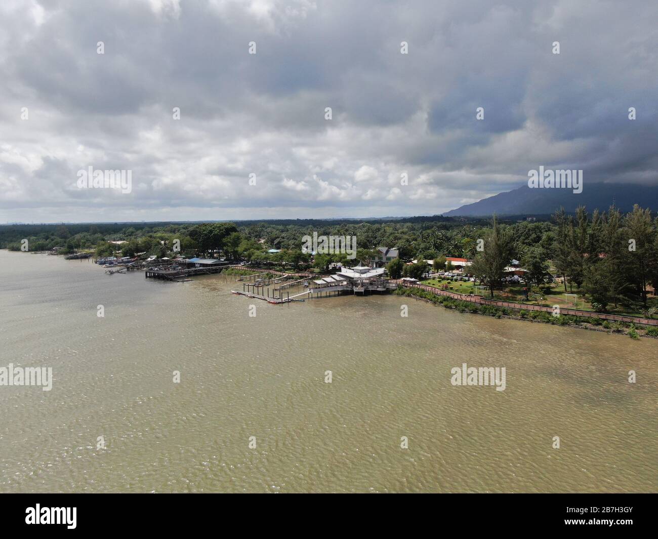 Telaga Air, Sarawak / Malaysia - March 15, 2020: The Beautiful Fishing ...
