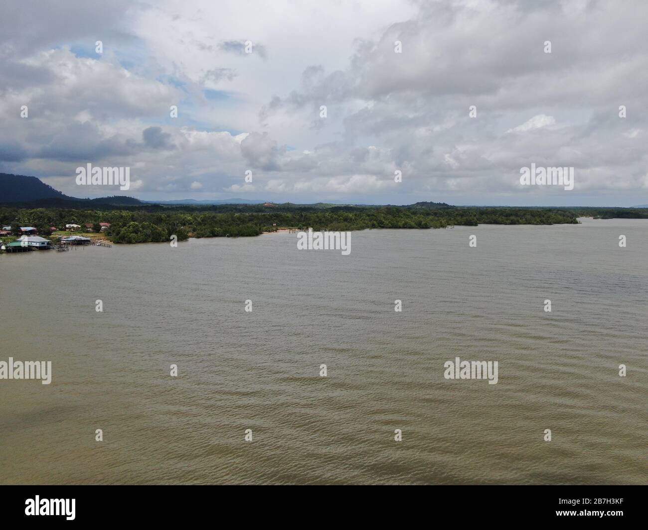 Telaga Air, Sarawak / Malaysia - March 15, 2020: The Beautiful Fishing ...
