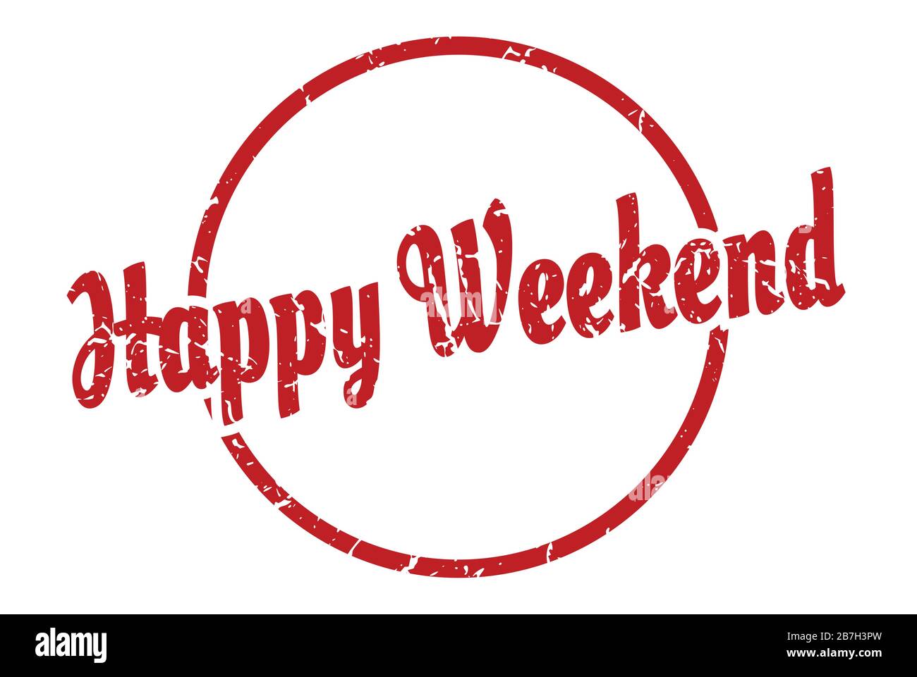 happy weekend sign. happy weekend round vintage grunge stamp. happy ...