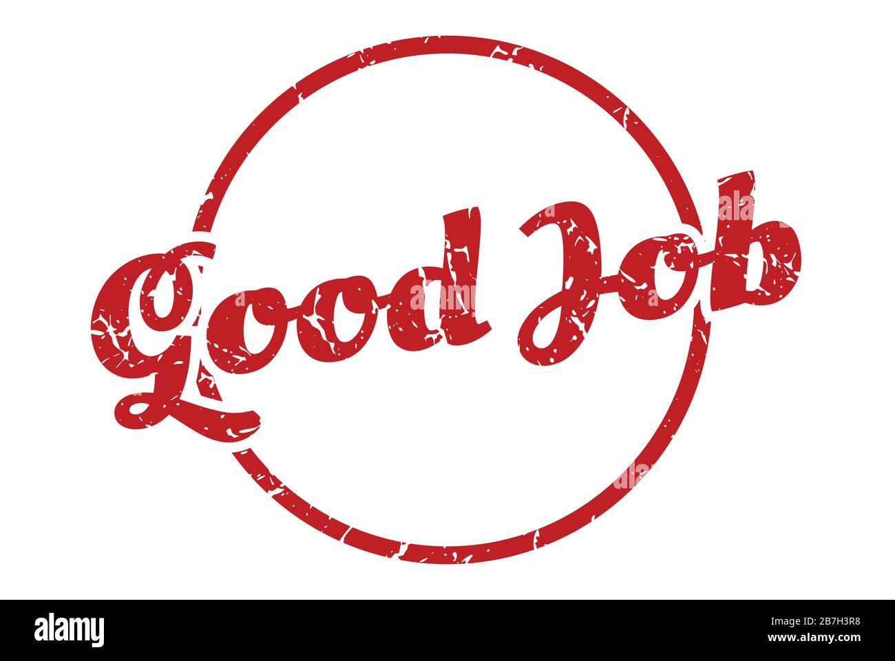 good job sign. good job round vintage grunge stamp. good job Stock ...