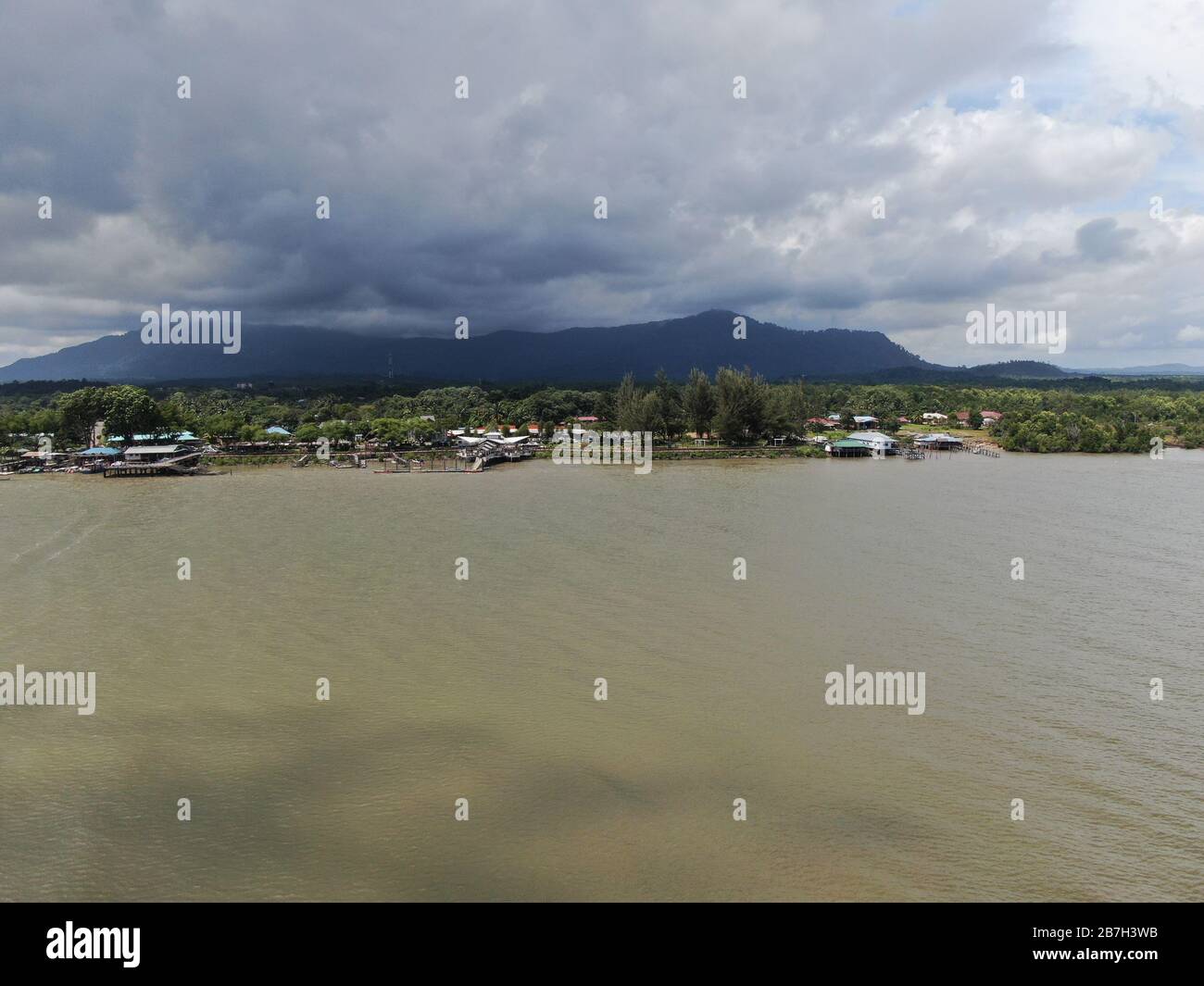Telaga Air, Sarawak / Malaysia - March 15, 2020: The Beautiful Fishing ...