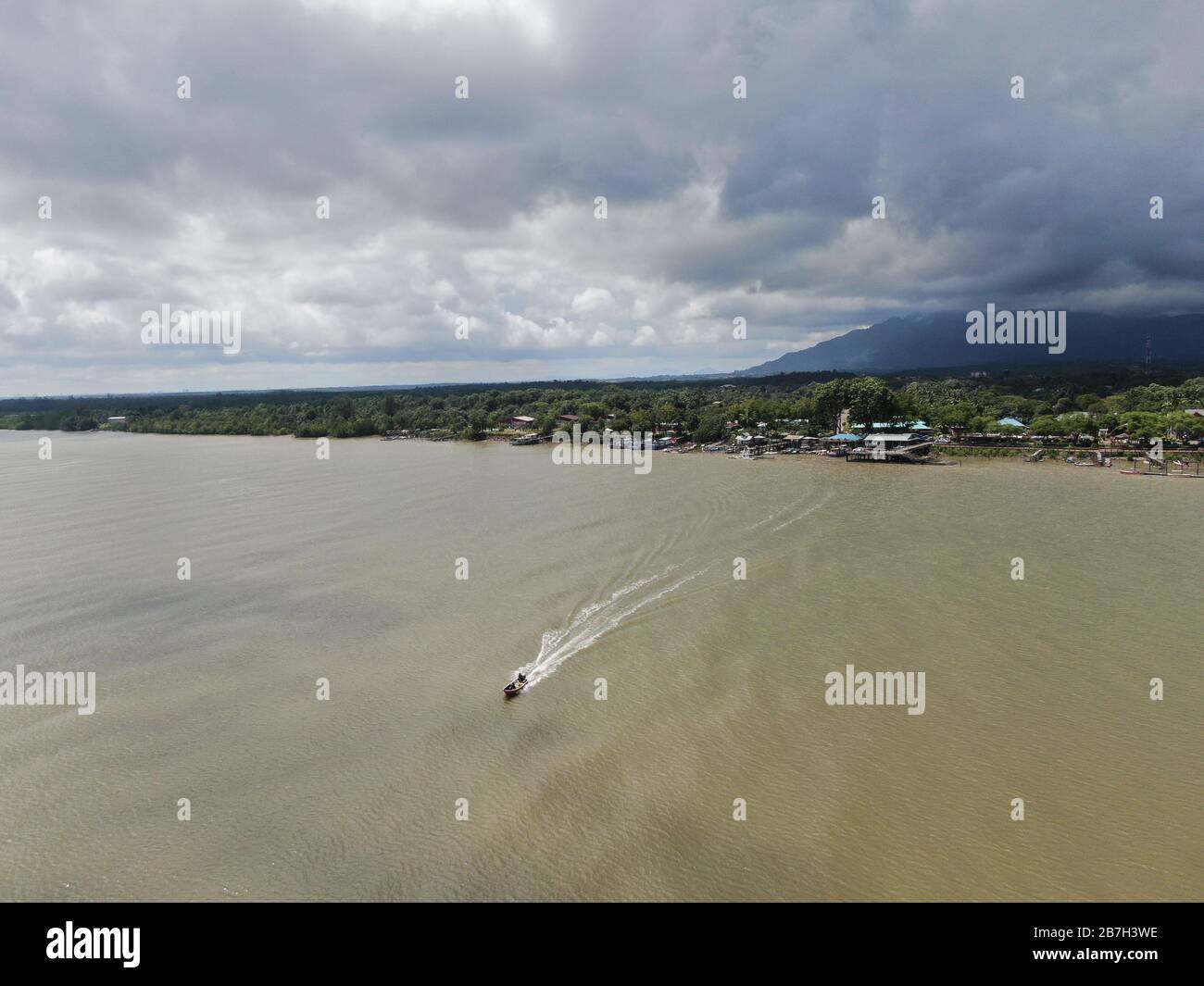 Telaga Air, Sarawak / Malaysia - March 15, 2020: The Beautiful Fishing ...