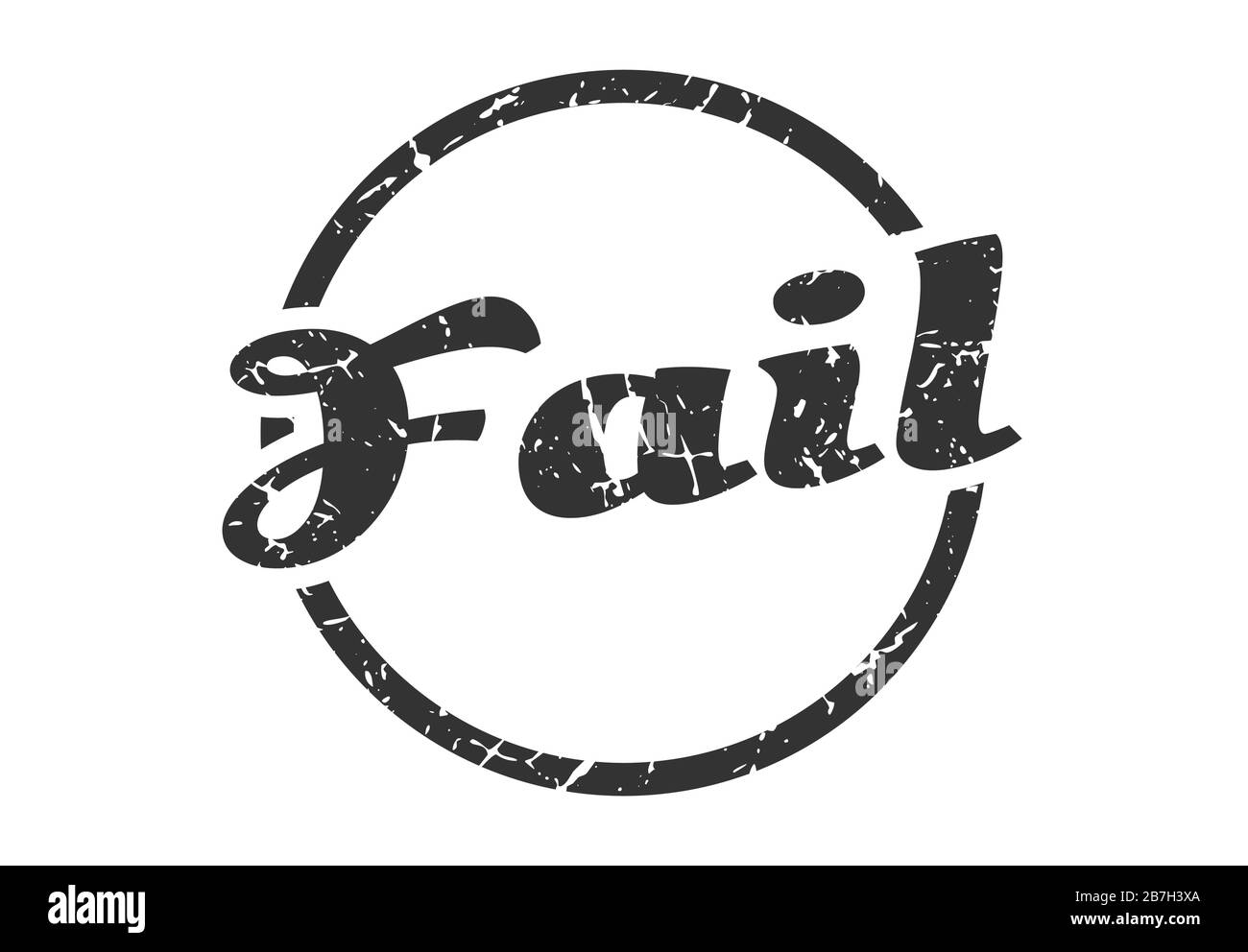 fail sign. fail round vintage grunge stamp. fail Stock Vector Image ...
