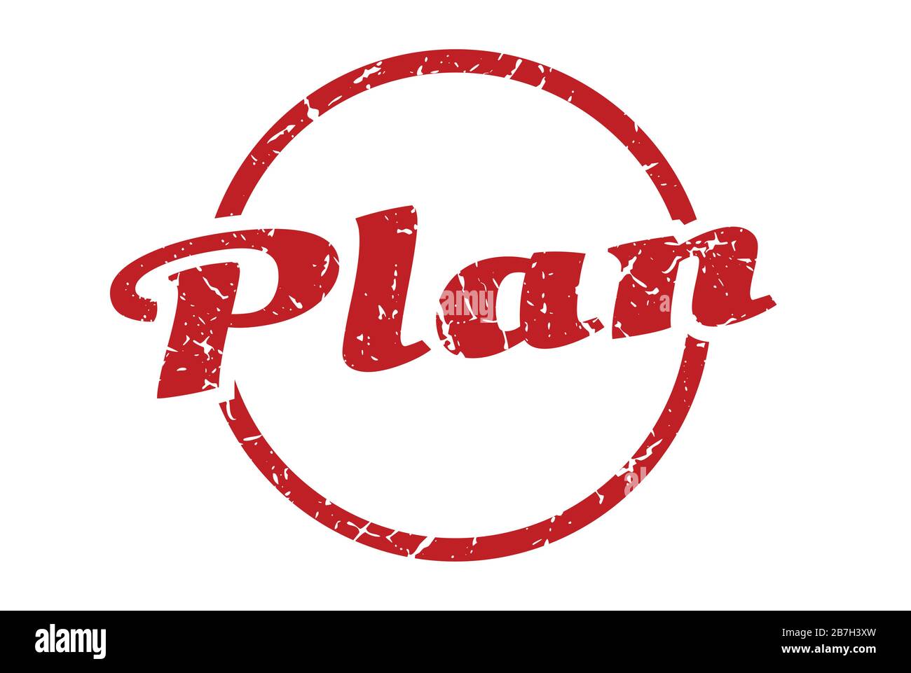 plan sign. plan round vintage grunge stamp. plan Stock Vector Image ...