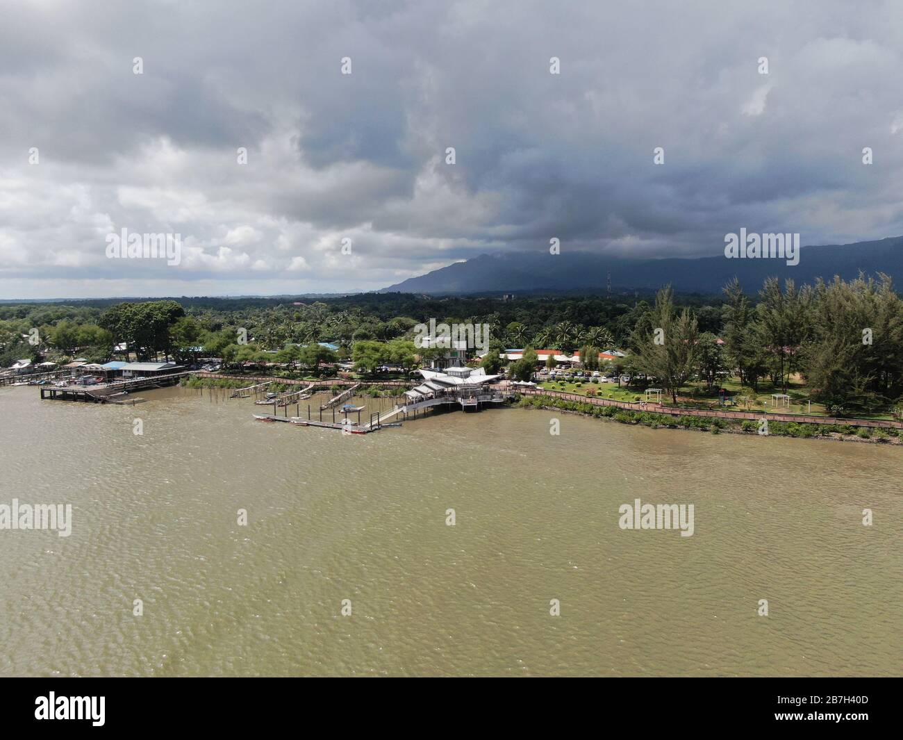 Telaga Air, Sarawak / Malaysia - March 15, 2020: The Beautiful Fishing ...