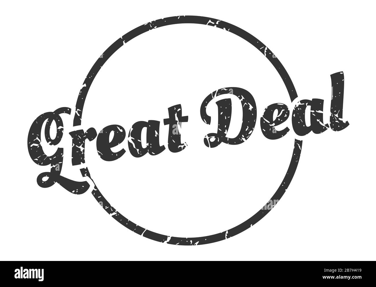 great deal sign. great deal round vintage grunge stamp. great deal ...