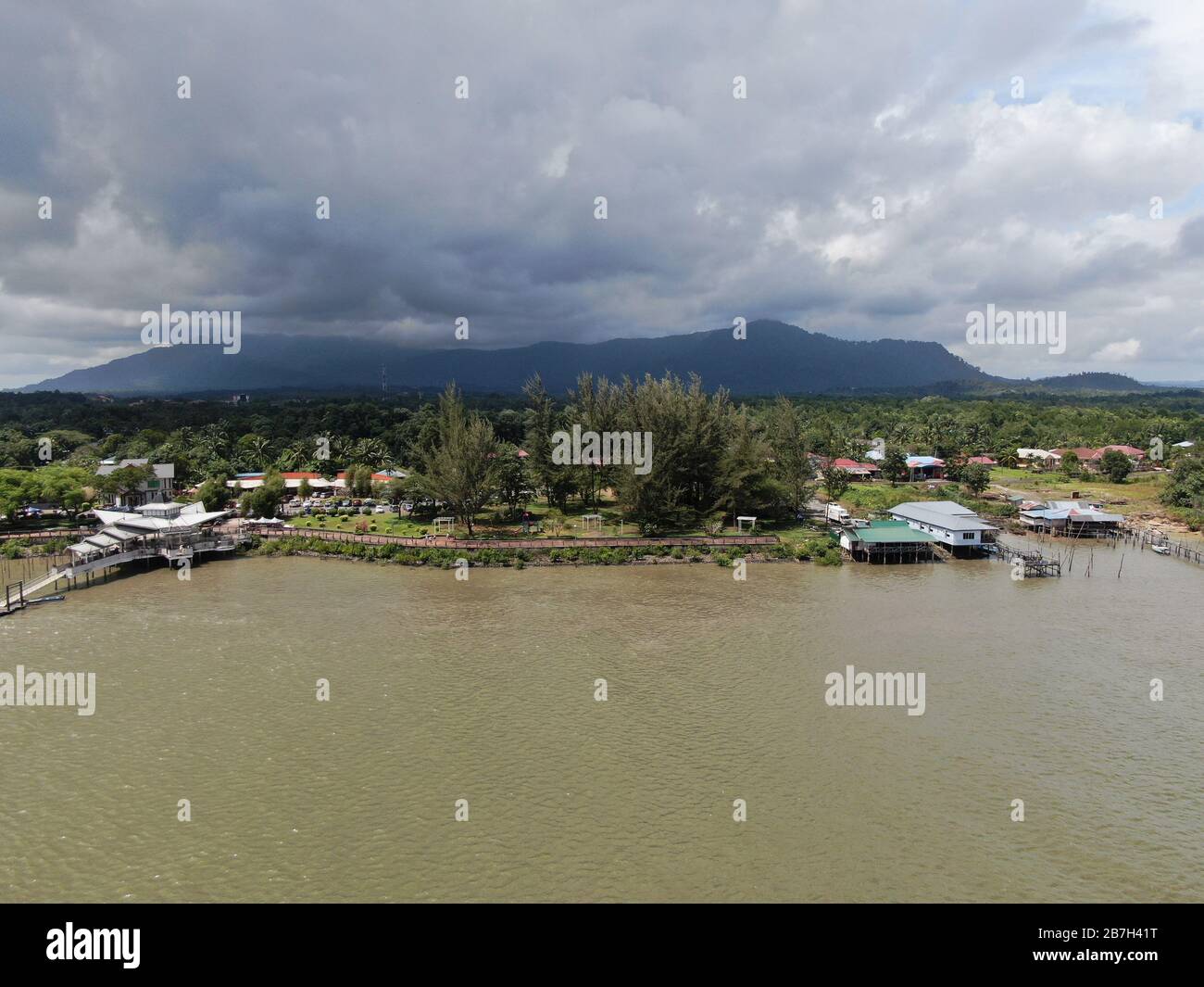 Telaga Air, Sarawak / Malaysia - March 15, 2020: The Beautiful Fishing ...