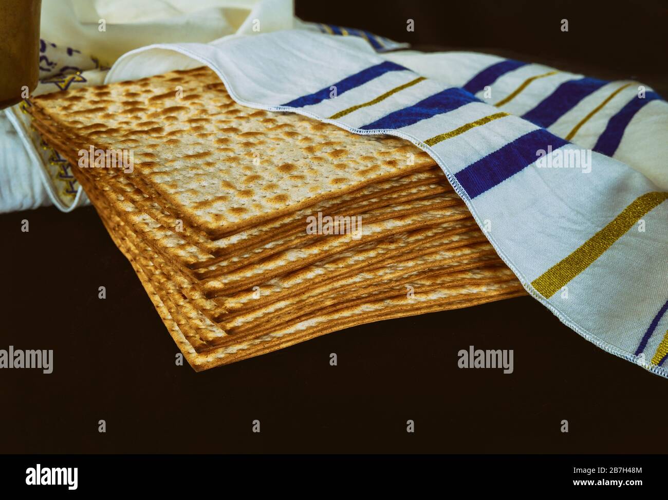 Judaism religious jewish holiday matza on passover Stock Photo - Alamy