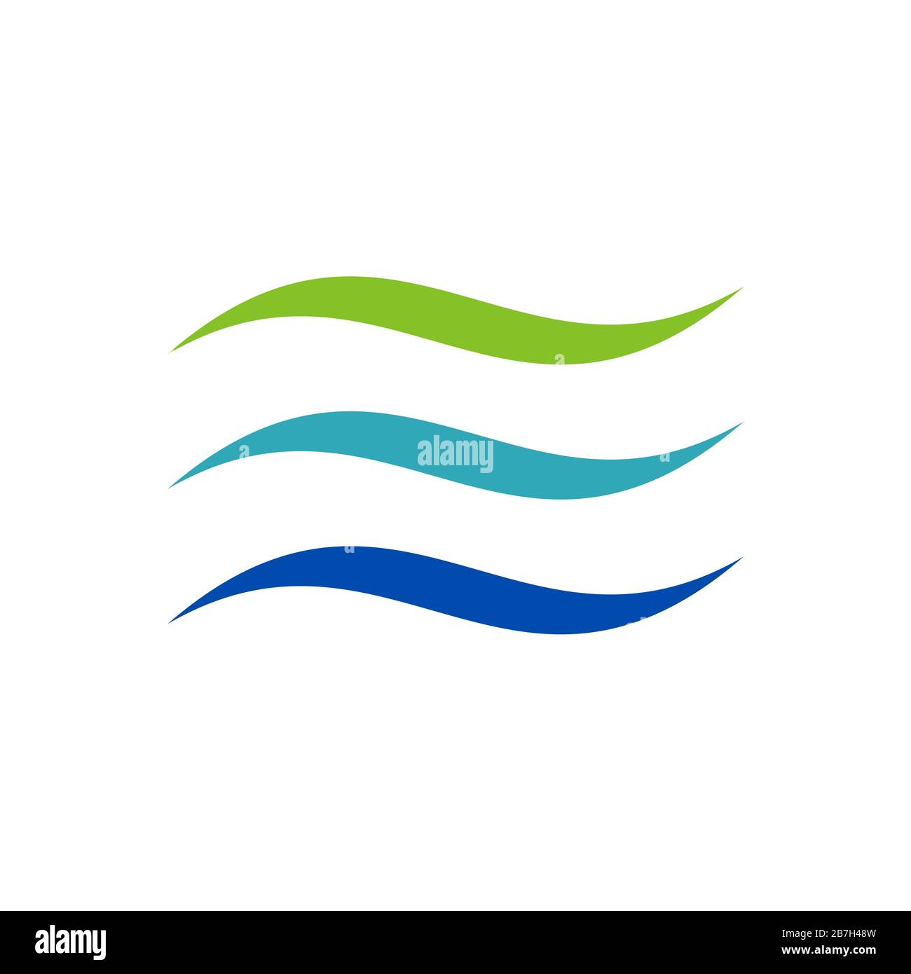 Air Wave Swoosh Colorful Logo Template Illustration Design. Vector EPS ...