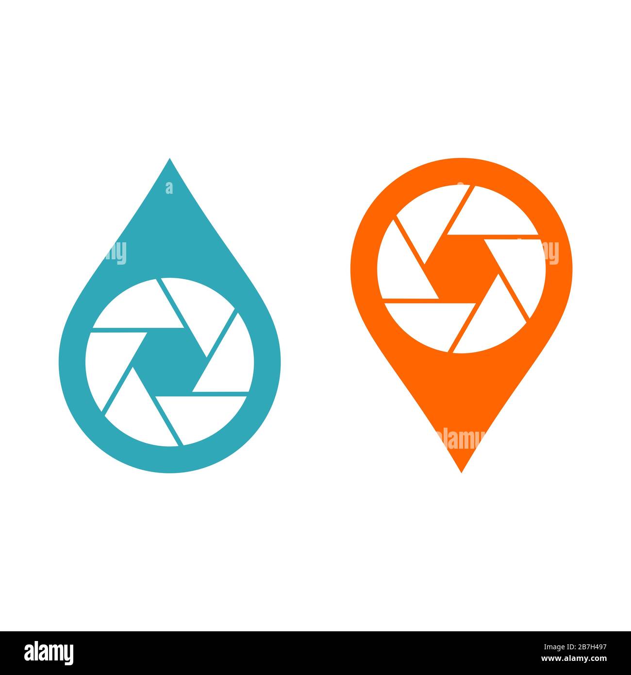 Camera Point Logo Template Illustration Design. Vector EPS 10 Stock ...