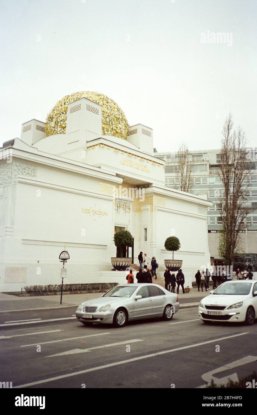 Secession Building a contemporary art gallery , Karlsplatz, Vienna ...