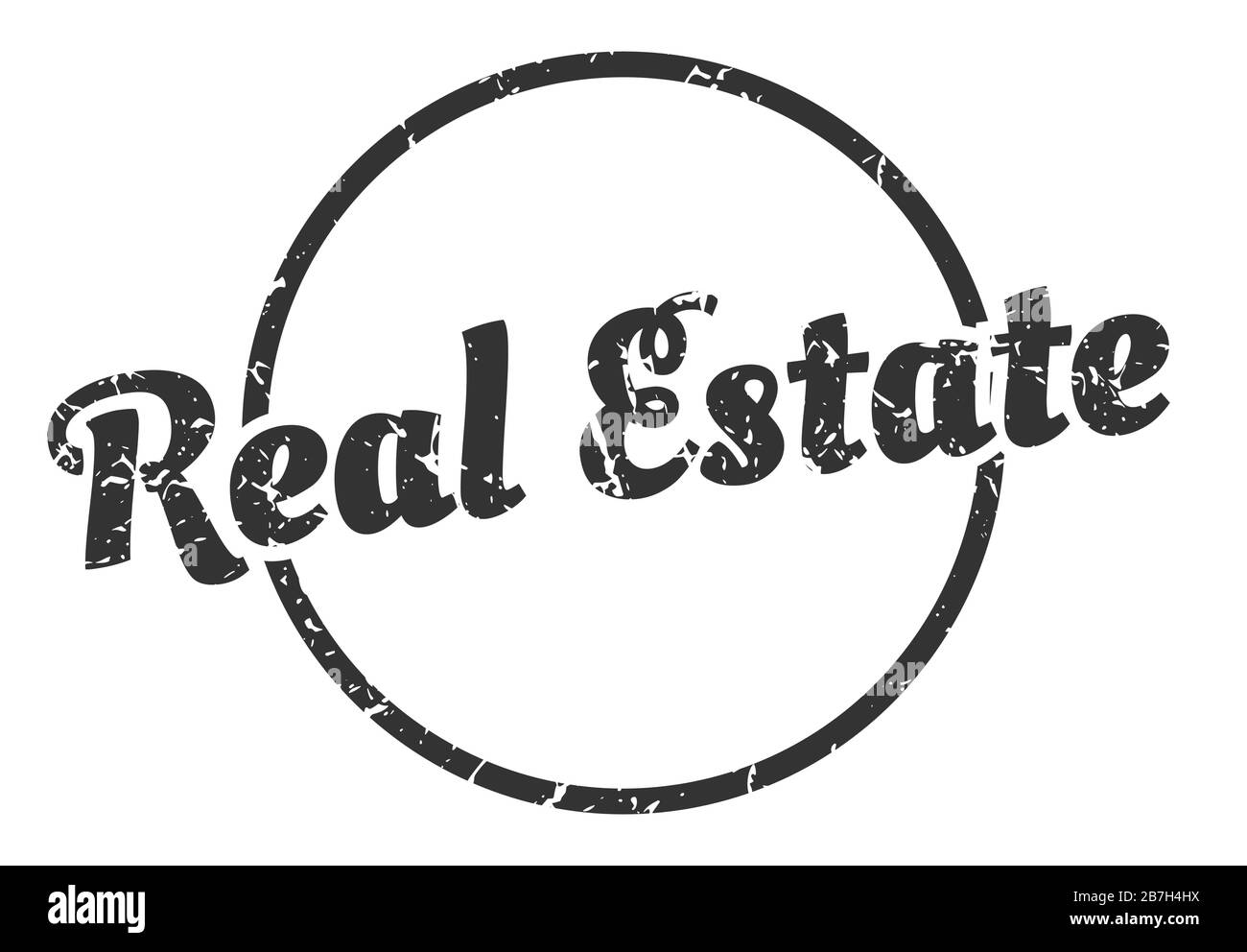 real estate sign. real estate round vintage grunge stamp. real estate ...