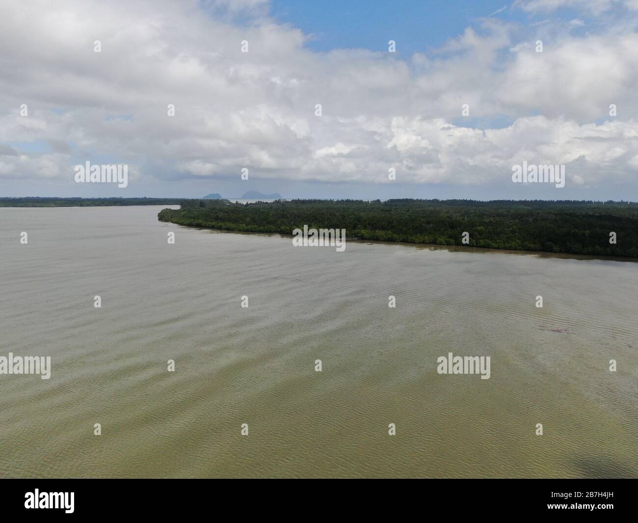 Telaga Air, Sarawak / Malaysia - March 15, 2020: The Beautiful Fishing ...