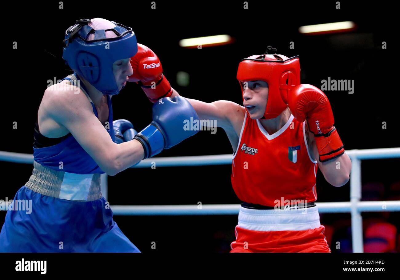 Armenia's Anush Grigoryan (left) and Italy's Giordana Sorrentino ...