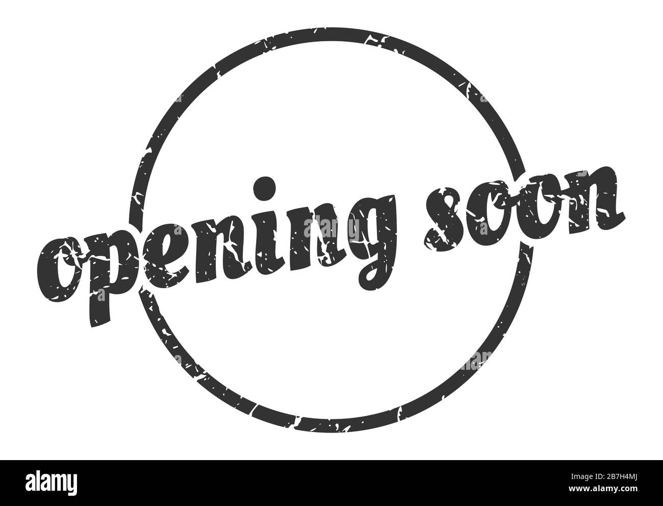 opening soon sign. opening soon round vintage grunge stamp. opening ...