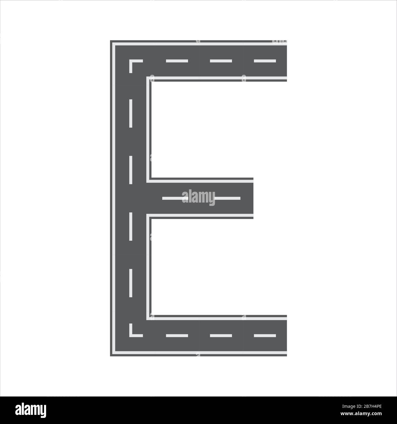 Stencil letter e Stock Vector Images - Alamy