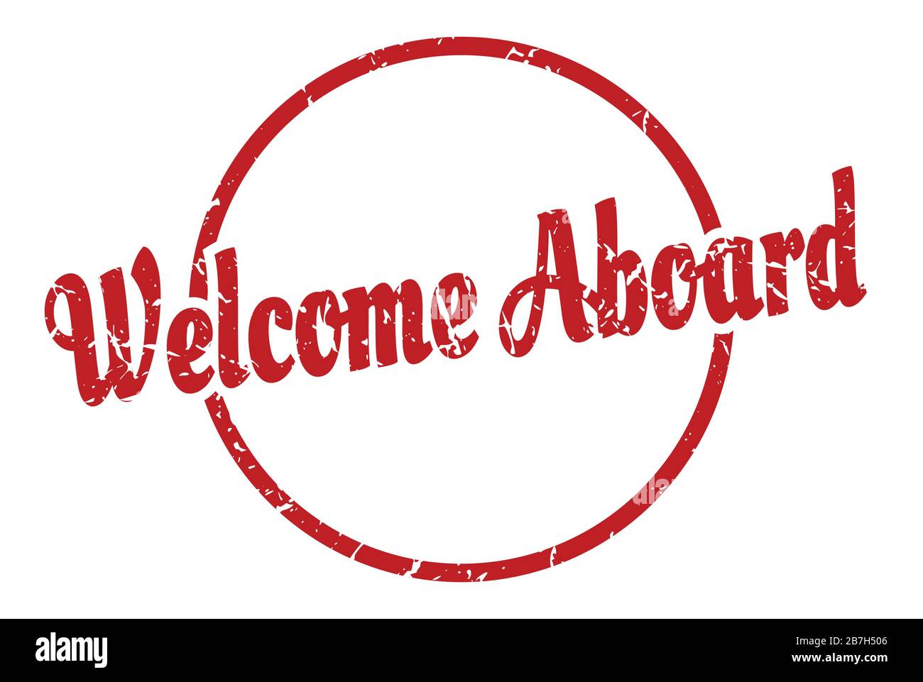welcome aboard sign. welcome aboard round vintage grunge stamp. welcome ...