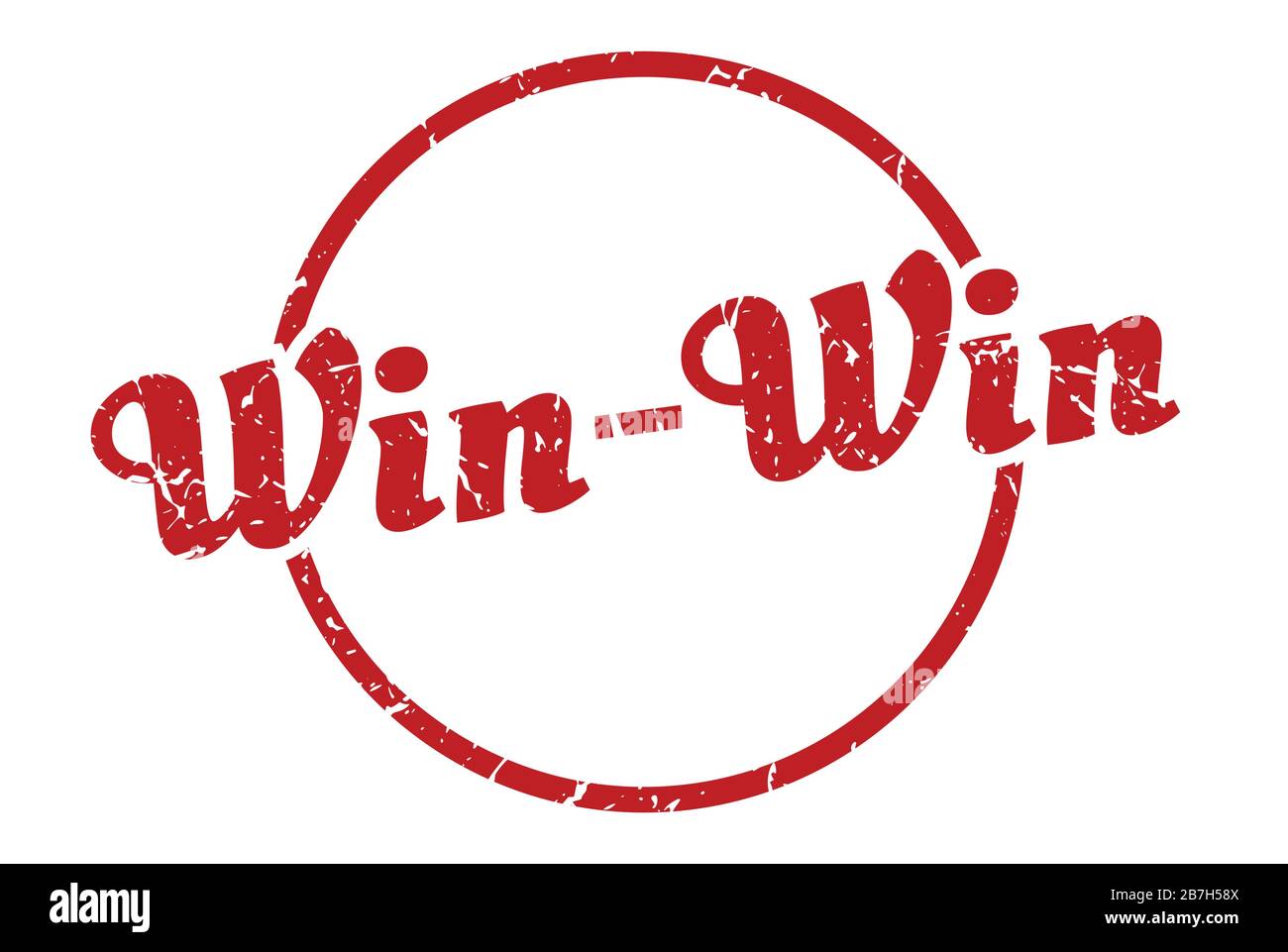 win-win sign. win-win round vintage grunge stamp. win-win Stock Vector ...