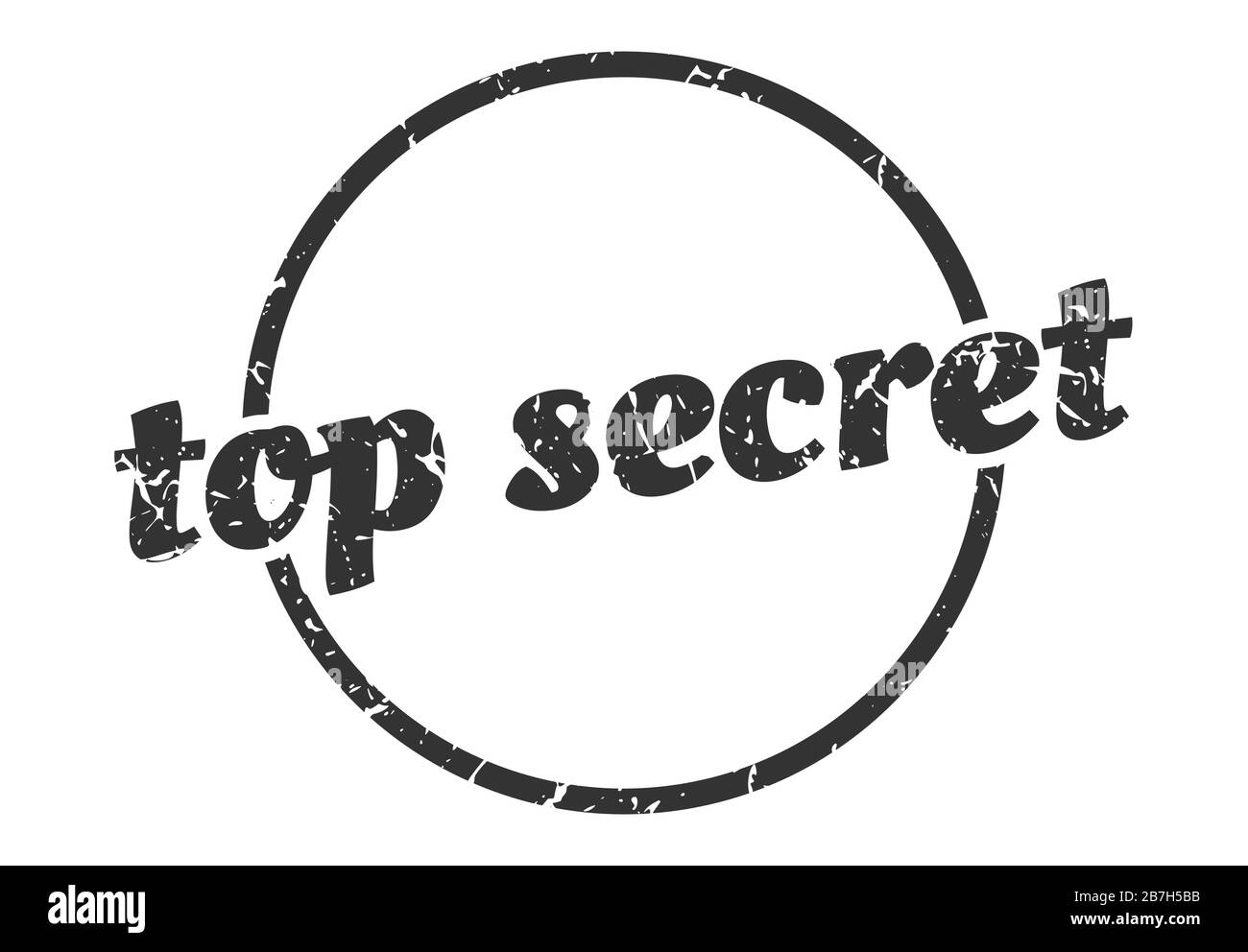 top secret sign. top secret round vintage grunge stamp. top secret ...