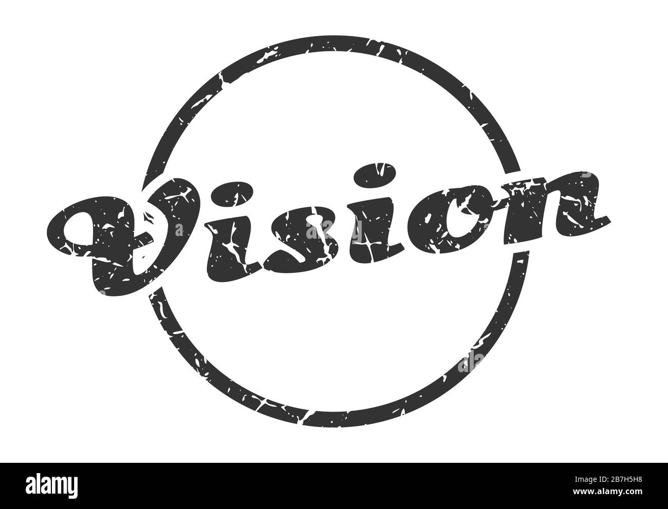 vision sign. vision round vintage grunge stamp. vision Stock Vector ...