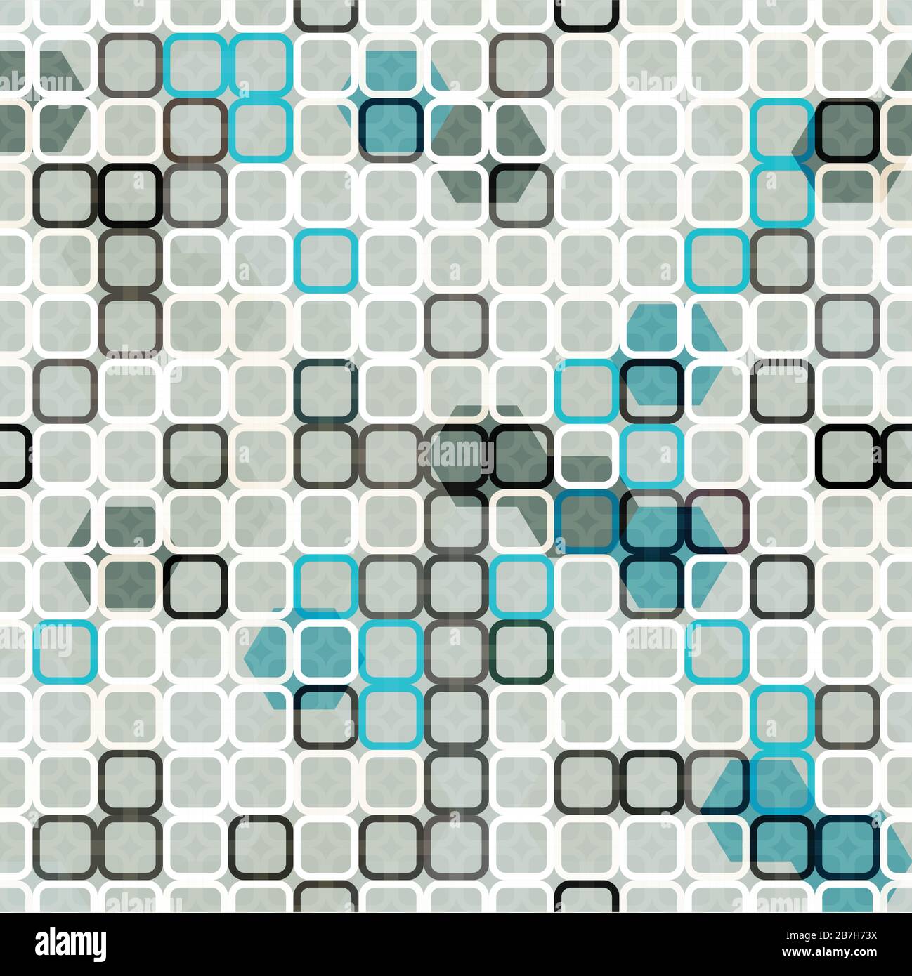 abstract blue cells seamless Stock Vector Image & Art - Alamy