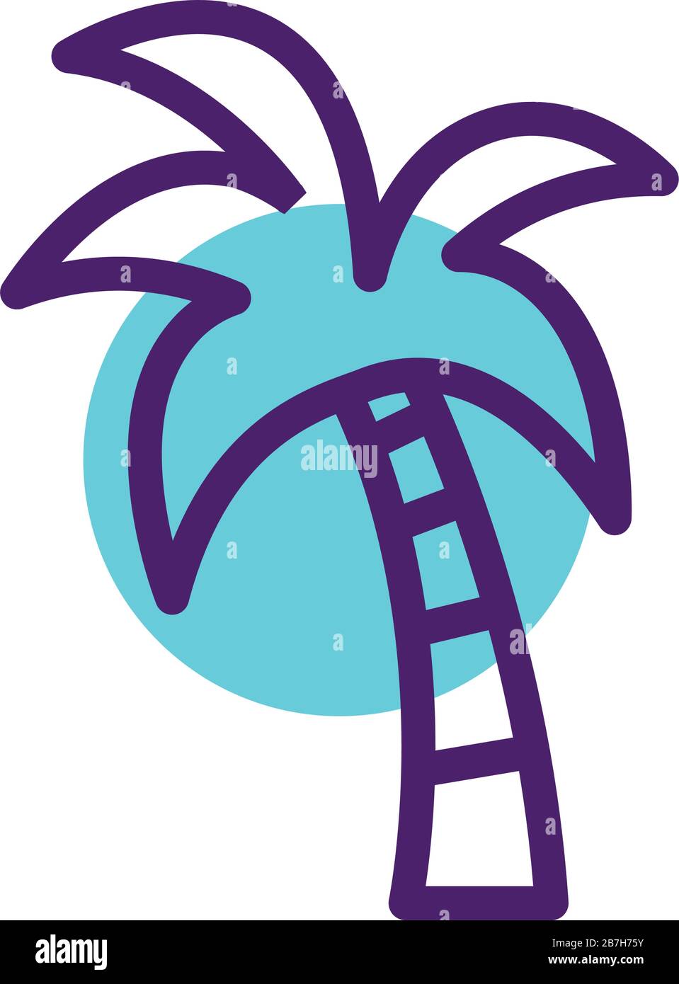 tree palm line style icon Stock Vector Image & Art - Alamy